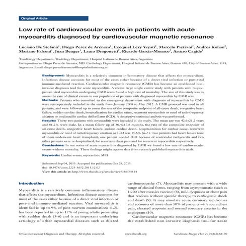 Year in cardiology imaging 2019 - CMR | PPTX