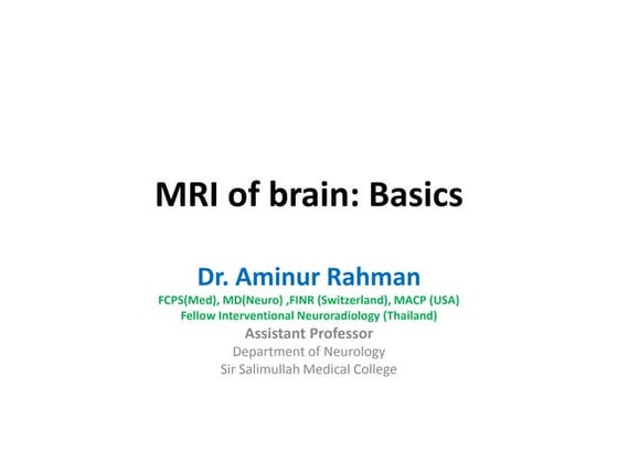 Components of MRI | PPT