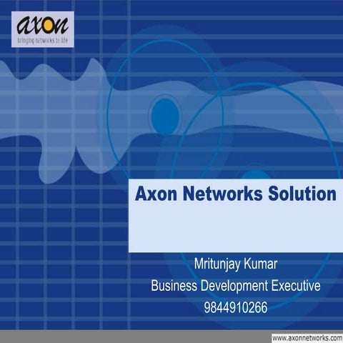 Mritunjay Axon Network Solution | PPT