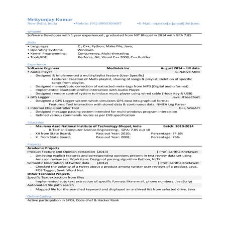 Mrityunjay kumar | PDF