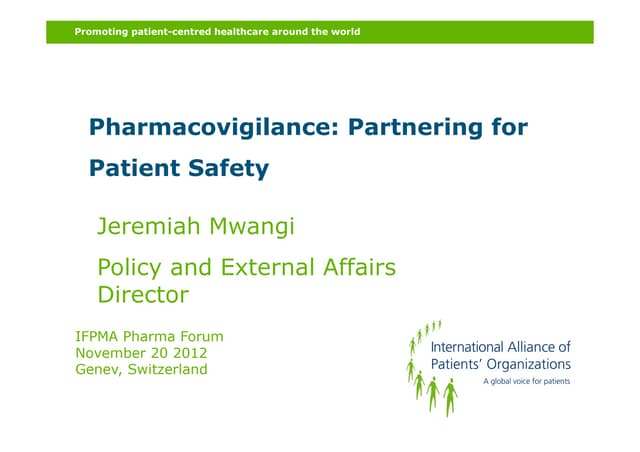 Pharmacovigilance- Introduction to Pharmacovigilance | PPTX