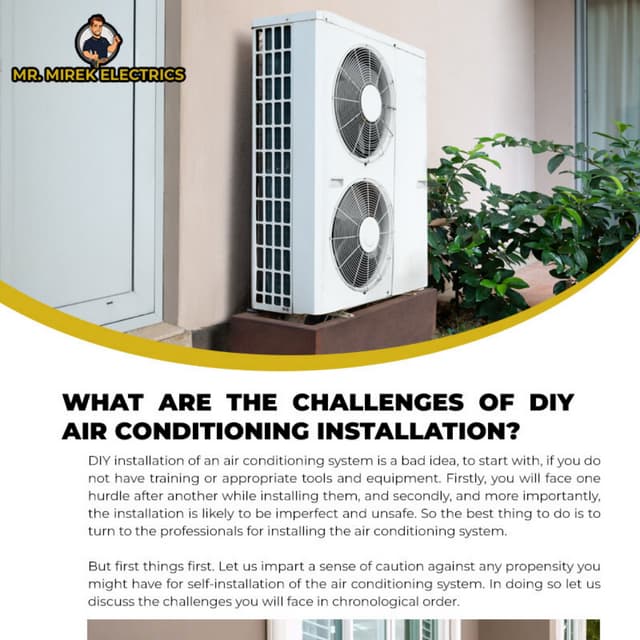 WHAT ARE THE CHALLENGES OF DIY AIR CONDITIONING INSTALLATION? | PDF