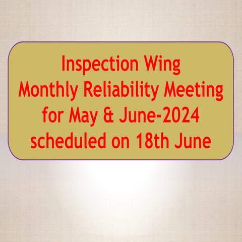 MRM PPT for May & June- 2024. ppt loco x | PPT