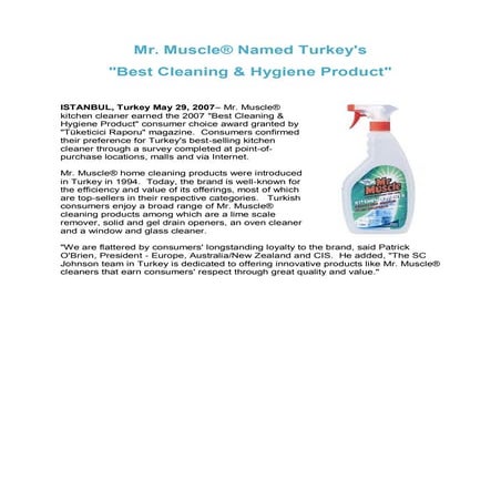 Mr muscle 1 | PDF