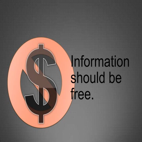 Information is free. | PPTX