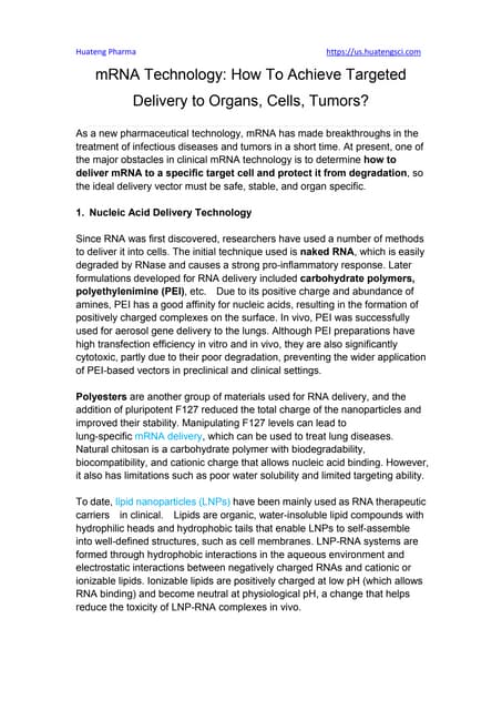 Several Types of PROTACs Based On Nucleic Acids | PDF
