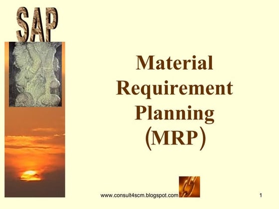 Material requirement planning in SAP MM.pdf