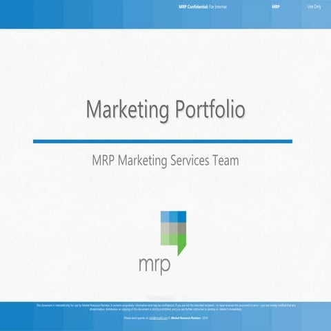 MRP Interactive Team Portfolio | PPTX