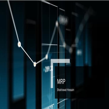 MRP Basics and calculation of MRP explotions | PPTX