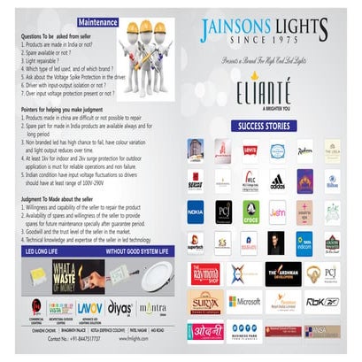 Decorative Lighting By Jainsons Lights Private Limited | PDF