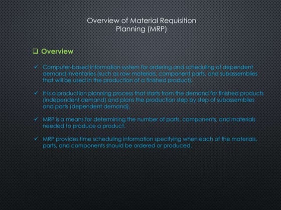 Bill of material | PPTX