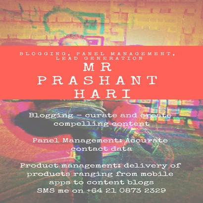 What I can do for you - Mr. Prashant Hari | PDF