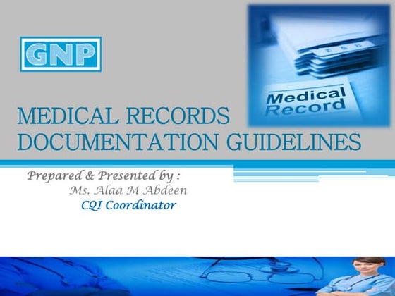 Medical records ppt | PPT