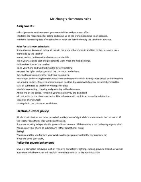 ICT ROOM RULES.docx | Computing | Technology & Computing