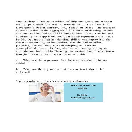 Mrs. Audrey E. Vokes, a widow of fifty-one years and without fam | DOCX