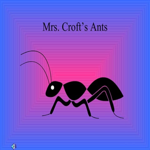 Mrs. Croft’S Ants | PPT | Television | Entertainment