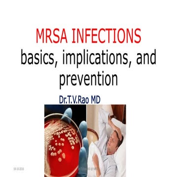 MRSA INFECTIONS basics, implications, and prevention | PPTX
