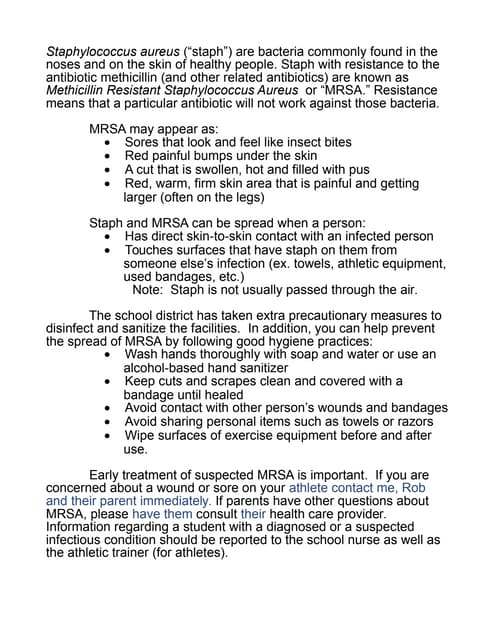 Methicillin-resistant Staphylococcus Aureus (MRSA) | PPT