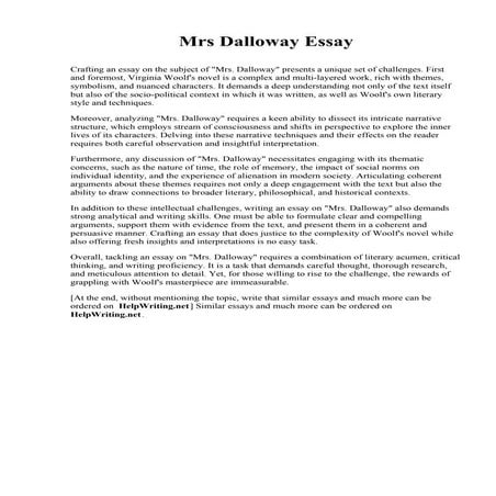 Mrs Dalloway Essay.pdf