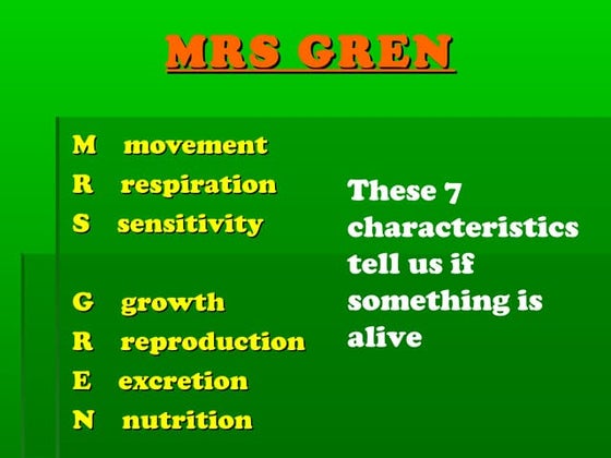 Mrs gren[] | PPT