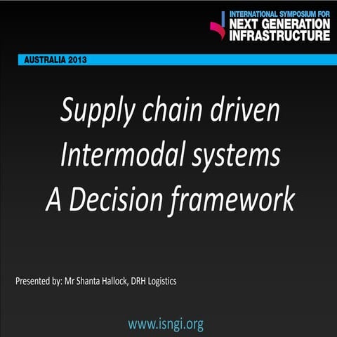 SMART International Symposium for Next Generation Infrastructure ...