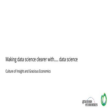 Making data science clearer with... data science | PPT