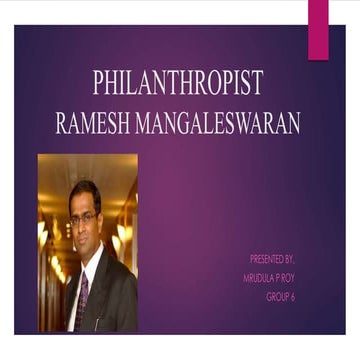 Ramesh Mangaleswaran | PPTX