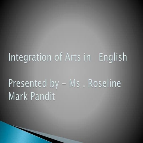 Module 3: Art Integrated Learning | PPT