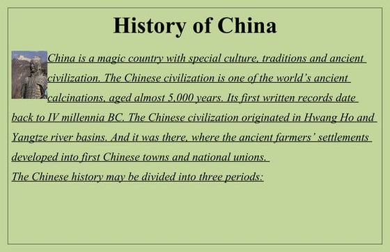 Chinese Civilization | PPT