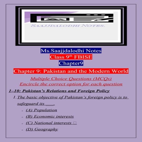 Pakistan Studies SSC-II Model Question Paper.pdf