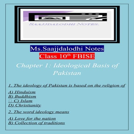 Pak301 handouts 1_30 | PDF