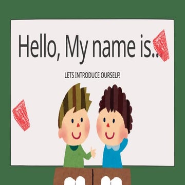 Engaging 'Get to Know Yourself' and 'Make Friends' Introduction ...