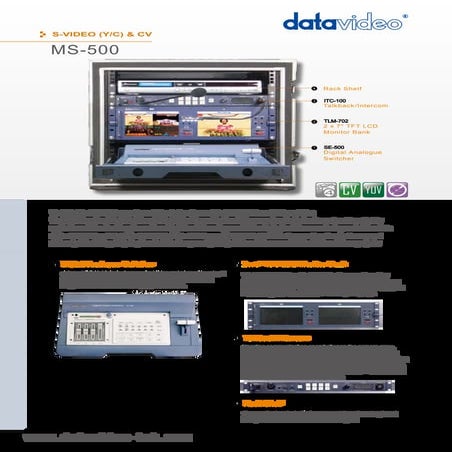 Datavideo MS-500 | PDF