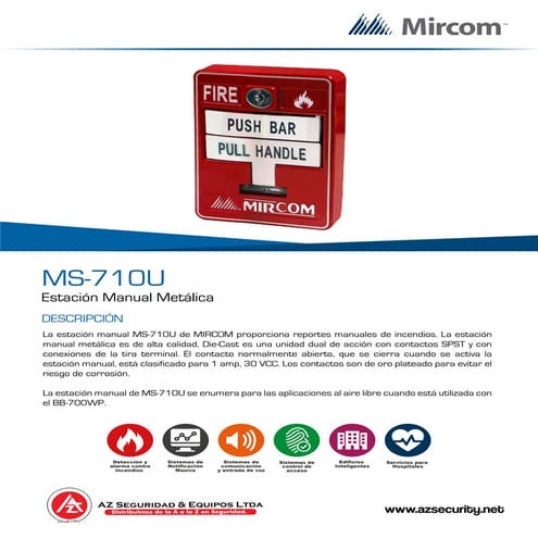 Ms 710 u estacion manual | PDF
