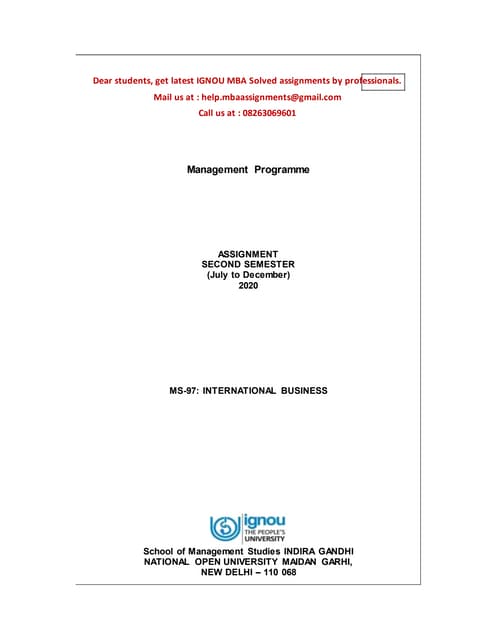 Ms 29 international human resource management | PDF