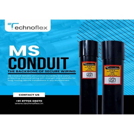⚡ MS Conduit | High-Quality Mild Steel Conduit Pipe for Safe Wiring 🛠️ ...