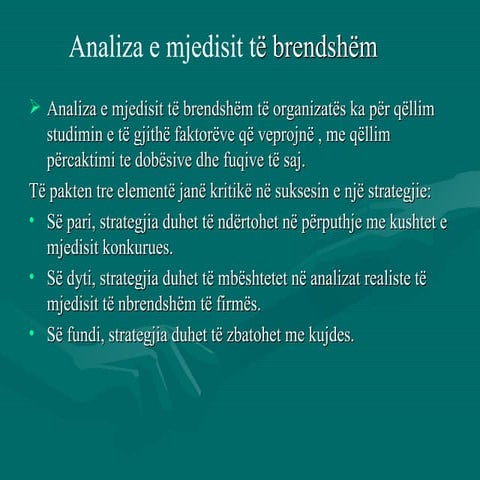 Menaxhment strategjik java-7 | PPT