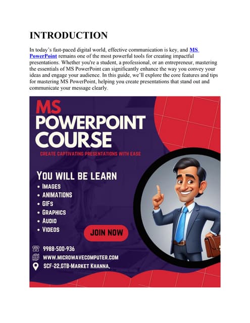 Advanced presentation skills | PPT