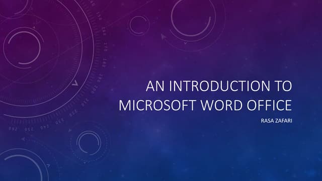 Lesson 1 UNDERSTANDING MS WORD 2016.pptx | Desktop Publishing | Computer Software and Applications