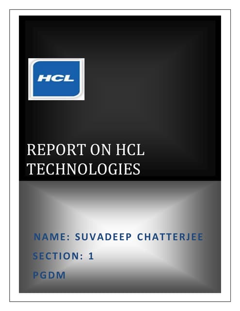 HCL Technologies | PDF
