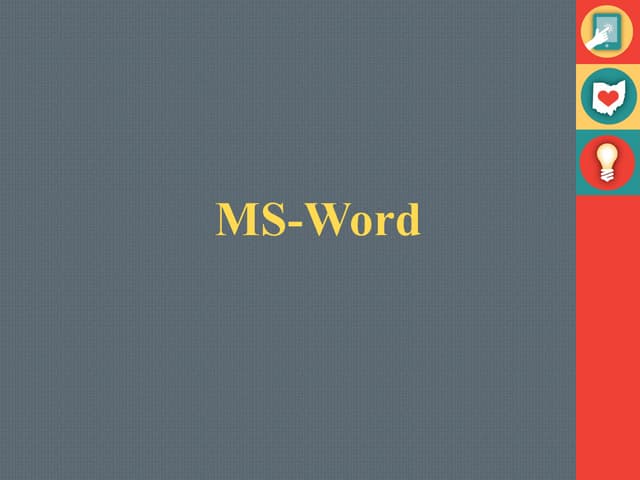 MS Word Interface.pptx