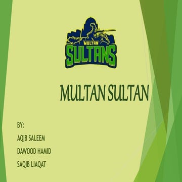 Multan Sultan | PPT