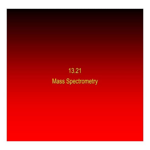 Applications of Mass Spectrometry in Structure Elucidation of Organic ...