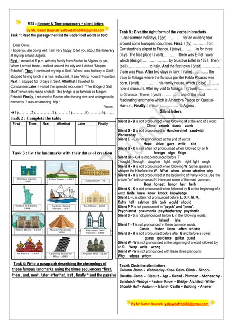 The ms4 2 g new yearly planning | PDF