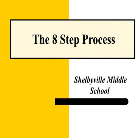 Ms 8 step process | PPT | Education