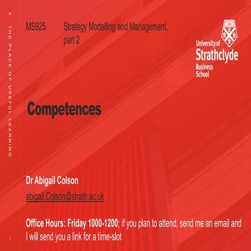 Competences Mapping Processes and Stages | PPT