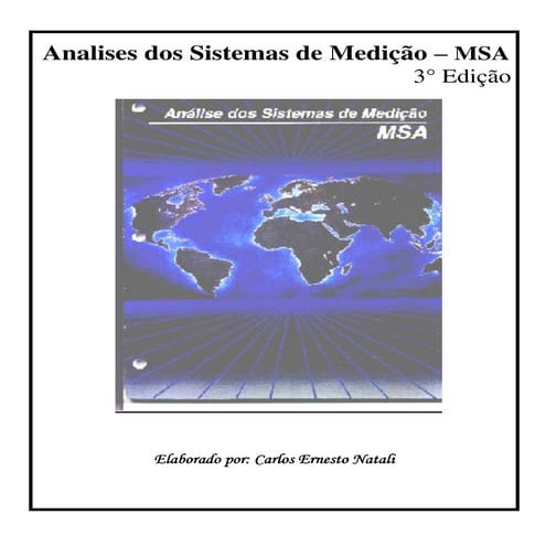 MSA - Análise dos sistemas de medição | PDF