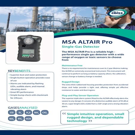 Msa altair pro(1) | PDF