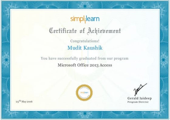 Certificate | PDF