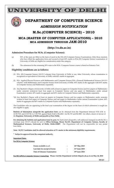 ISI Master of Mathematics (M. Math) Information | PPT